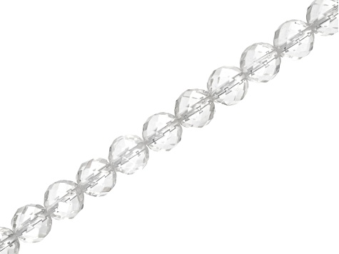 Crystal Quartz 8mm Round Bead Strand Approximately 15-16