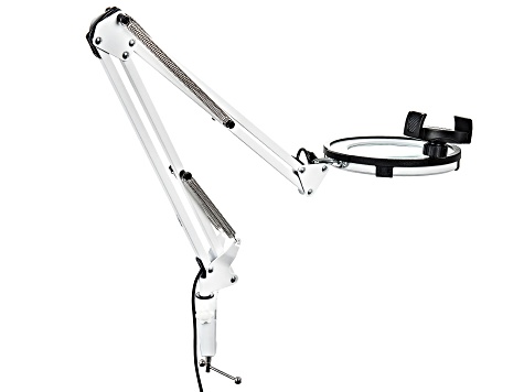 Magnifying Ring Light with USB and Ring Light Phone Attachment ...