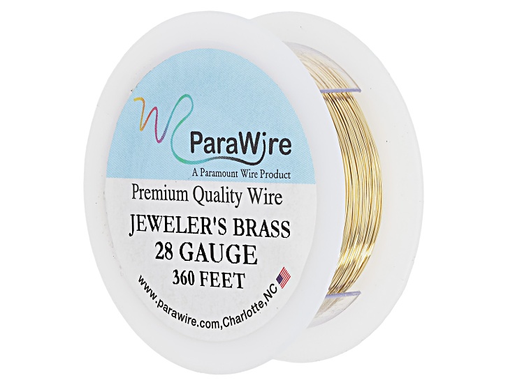 Brass 28 Gauge Wire Spool Total of 360 Feet - JSWRKIT029 | JTV