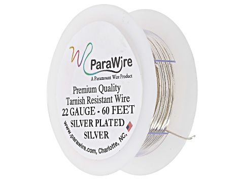Silver Plated 22 Gauge Wire Spool Total of 60 Feet - JSWRKIT031 | JTV