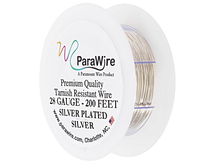 Silver Plated 28 Gauge Wire Spool Total of 200 Feet - JSWRKIT034 | JTV