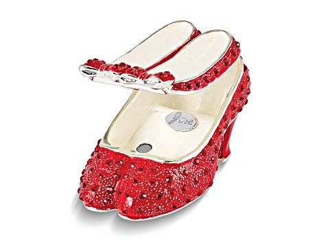 SCARLET Red High Heels with Bows Trinket Box - 11H5QA | JTV