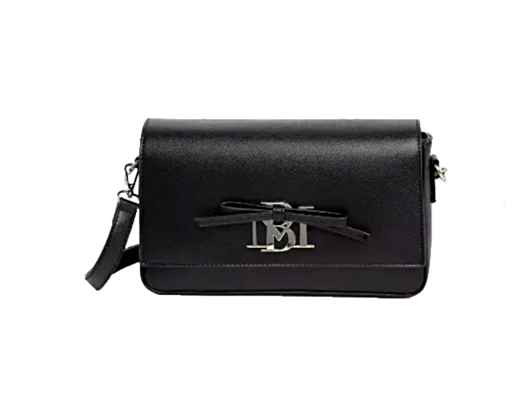 Badgley Mischka Small Size Rectangle Bag with BM Emblem and Ribbon ...