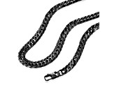 Invicta Jewelry Double Curb Black Plated Steel Necklace - 24" - 12KNKC ...