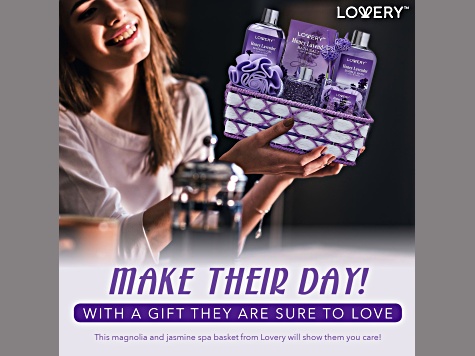 Lovery Bath And Body Gift Set- Honey Lavender Scent - 13pc set - 13060A ...