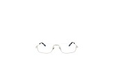Brioni Square Semi-Rimless Frame Silver Tone Eyeglass Frames - 134PNA | JTV