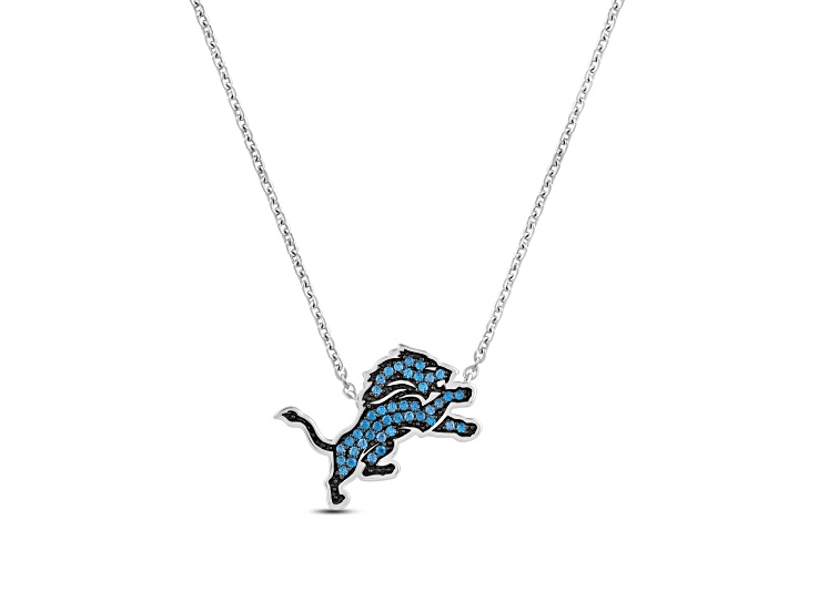 True Fans Detroit Lions Pendant With 18" Chain - 13WMKA | JTV