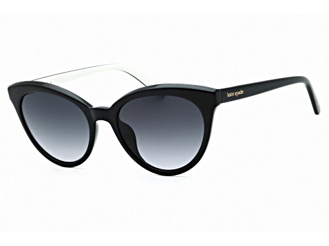 Kate Spade Tamara Black Frame / Dark Gray Lenses Sunglasses - 14E0SB | JTV