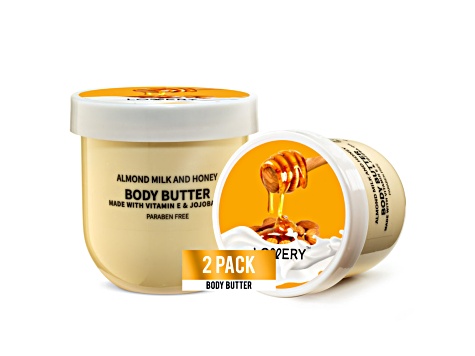 Lovery Almond Milk & Honey Body Butter - 2Pc Whipped Cream - 14G1YE | JTV