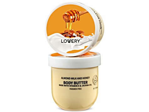 Lovery Almond Milk & Honey Body Butter - 2Pc Whipped Cream - 14G1YE | JTV