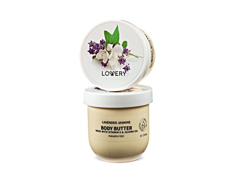 Lovery Lavender Jasmine Body Butter - 2Pc Whipped Cream - 14G1YG | JTV