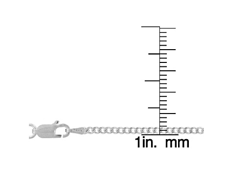 Sterling Silver Cuban 2MM Link Necklace - 14N7MA | JTV