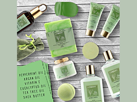 Lovery Tea Tree Bath Set - Luxury Aromatherapy Home Spa with Mint ...