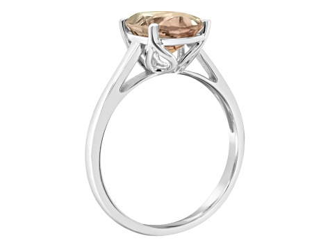 10x8mm Oval Labradorite Rhodium Over Sterling Silver Ring - 15NHXE | JTV