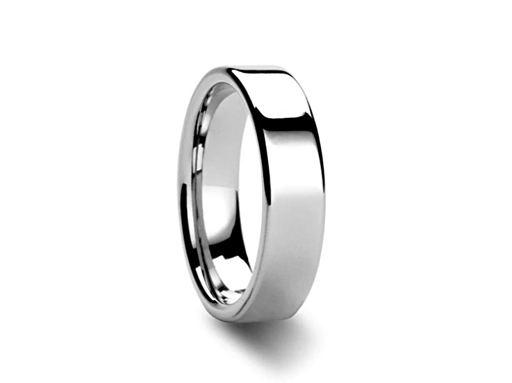 SPARTAN Flat Tungsten Ring 6mm - 15RT2C | JTV