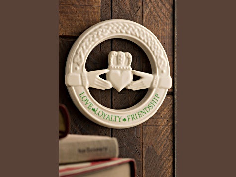 Belleek Claddagh Wall Plaque - 160T1 | JTV