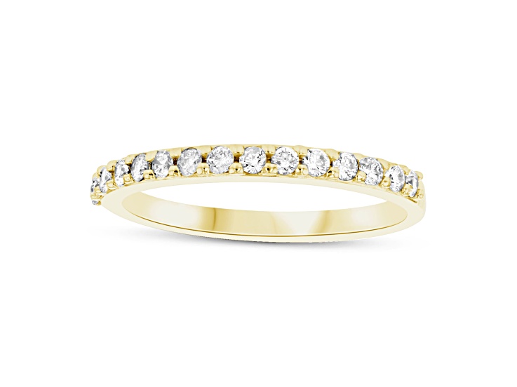 Diamond 14k Yellow Gold Anniversary Style Band Ring 0.30ctw - 17195E | JTV