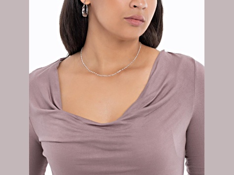 Sterling Silver Twisted Mariner Adjustable Slider Chain - 17993A | JTV