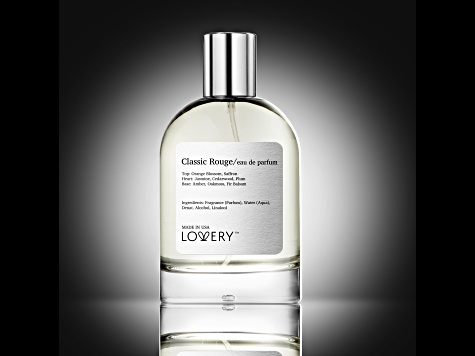 Lovery Classic Rouge Eau de Parfum Spray - 3.38 oz (100 ml), Made in ...