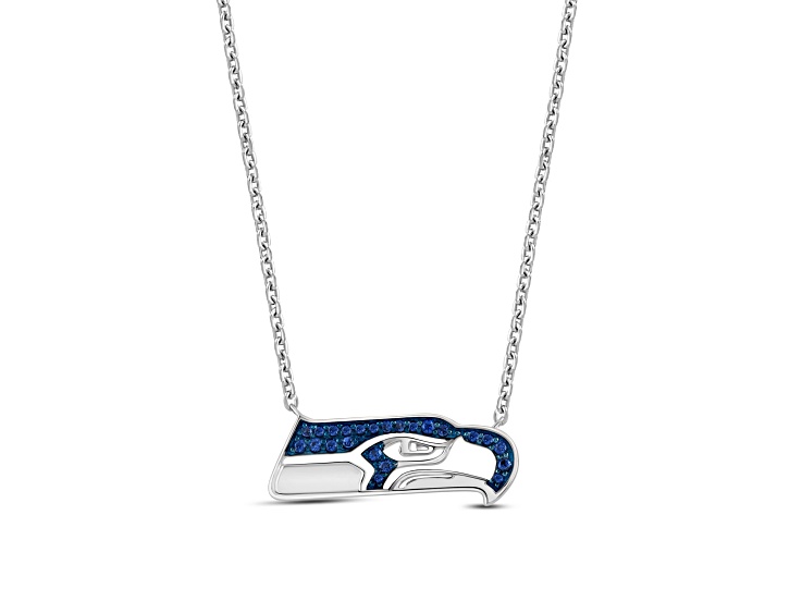 True Fans Seattle Seahawks Pendant With 18" Chain - 187J3A | JTV