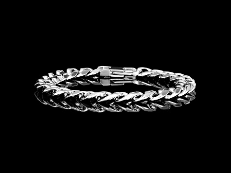 Invicta Jewelry Stainless Steel Curb Chain Bracelet (11mm) - 9 ...