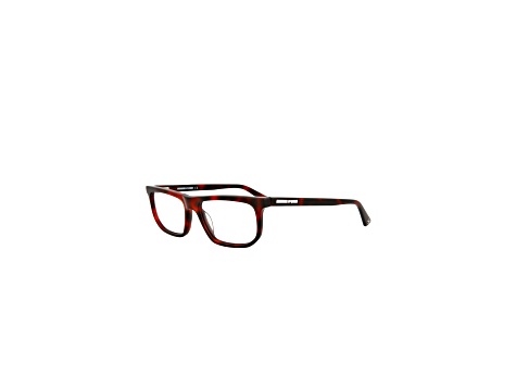 McQ Alexander McQueen Square-Frame Acetate Eyeglass Frames in Reddish ...