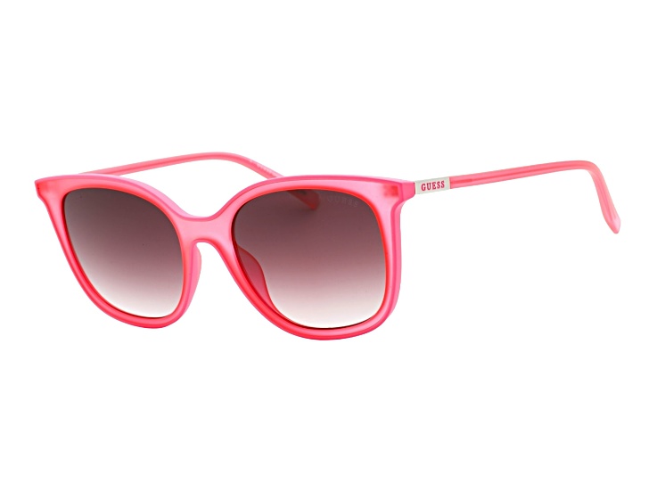 Guess Pink Frame / Gradient Brown Lenses Sunglasses - 1D6W4 | JTV
