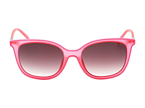 Guess Pink Frame / Gradient Brown Lenses Sunglasses - 1D6W4 | JTV