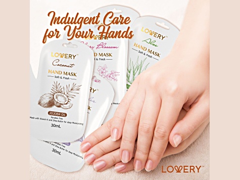 Lovery Hand Cream & Hand Mask Gift Set - 10 Hand Lotions and 5 Hand ...