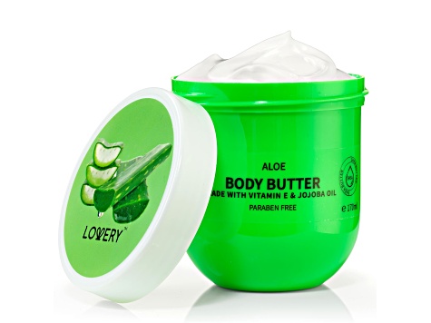 Lovery Aloe Whipped Body Butter - 5.7oz Jar - 1WJLYB | JTV