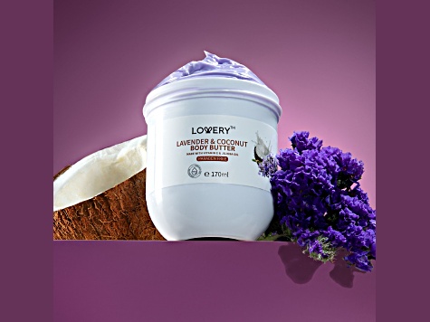Lovery Lavender and Coconut Whipped Body Butter - 5.7oz Jar - 1WJLYH | JTV