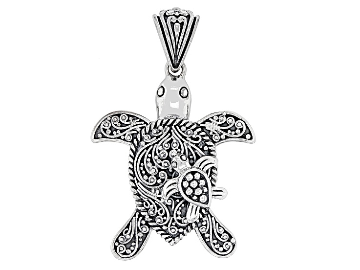Sterling Silver Turtle Pendant - BAL023 | JTV