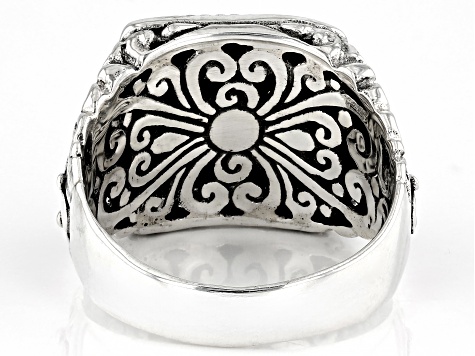Sterling Silver Jawan Beaded & Filigree Ring - BAL084 | JTV