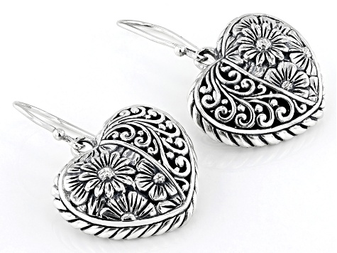 Sterling Silver Heart Earrings - BAL223 | JTV