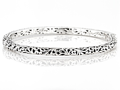 Sterling Silver Bangle Bracelet - BAL257 | JTV