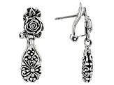 Sterling Silver Rose Earrings - BAL265 | JTV