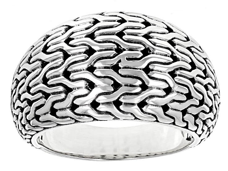 Sterling Silver Woven Ring - BAL294 | JTV