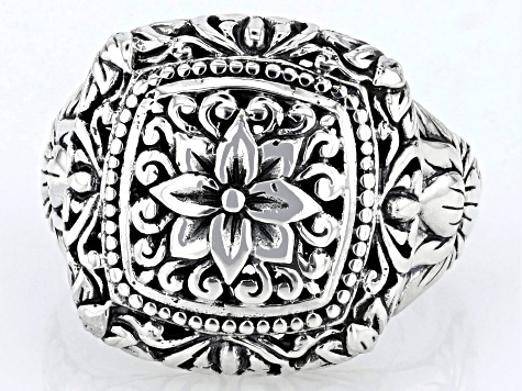 Sterling Silver Floral Ring - BAL300 | JTV