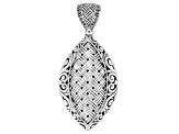 Sterling Silver Woven Textured Pendant - BAL395 | JTV