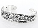 Sterling Silver Bali Landscape Design Bracelet - BAL575 | JTV.com