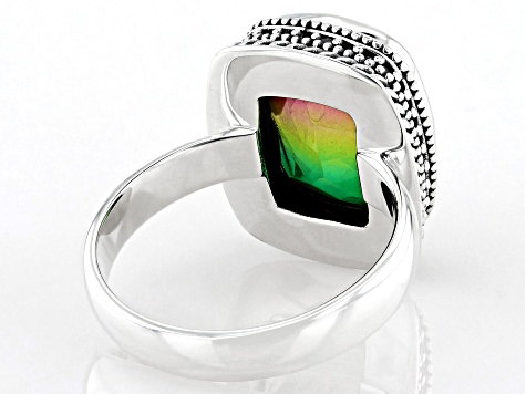 Watermelon Quartz™ Triplet Sterling Silver Ring 5.08ct - BAL586 | JTV