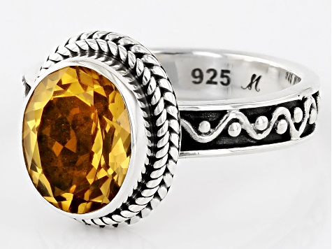 Citrine Sterling Silver Solitaire Ring 2.05ct - BAL717B | JTV