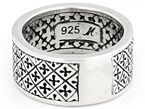 Sterling Silver Cross Band Ring - BAL762 | JTV