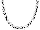 4mm Sterling Silver Padian Wheat Chain Necklace - BAM078 | JTV