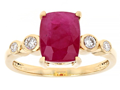 John Saul Ruby 10k Yellow Gold Ring 2.42ctw - CGD027 | JTV