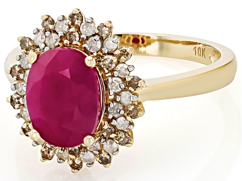John Saul Ruby 10k Yellow Gold Ring 2.61ctw - CGD120 | JTV