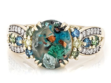 Aquadite® 10k Yellow Gold Ring 2.43ctw - CGD258 | JTV