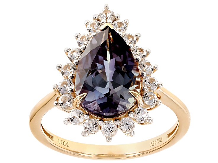 Color Change Lab Created Sapphire With White Lab Creates Sapphire 10k ...