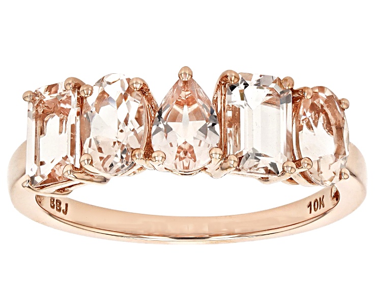 Morganite 10k Rose Gold Ring 1.62ctw - CLG398 | JTV