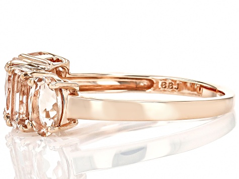 Morganite 10k Rose Gold Ring 1.62ctw - CLG398 | JTV